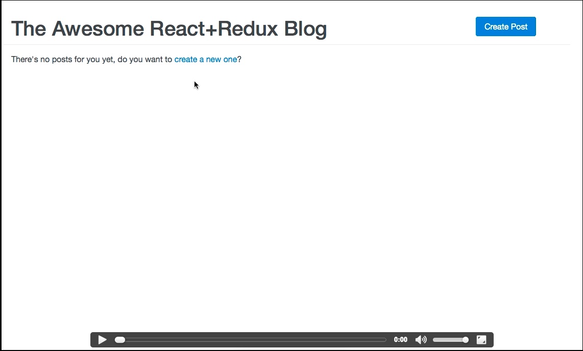 GitHub - emersonbroga/ReactReduxBlogApplication: This is the result of the React course from ...